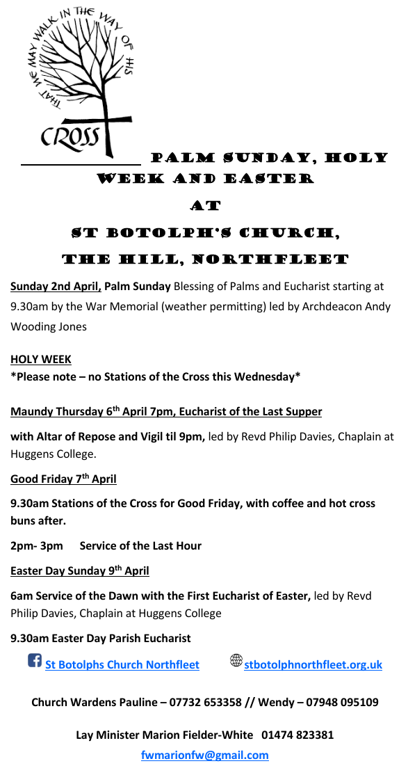 Services - St Botolphs and St Marks Northfleet