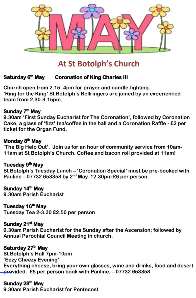 Upcoming Events - St Botolphs and St Marks Northfleet